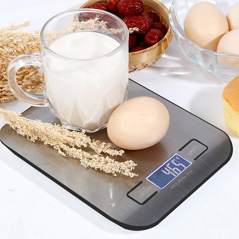 Digital Kitchen Scale in Brushed Chrome – Online Shop in South Africa – supa-ecart