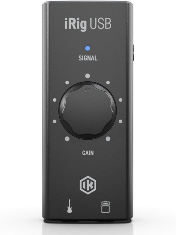 IK Multimedia iRig USB Guitar Interface for iPhone, iPad, Android, Mac ...