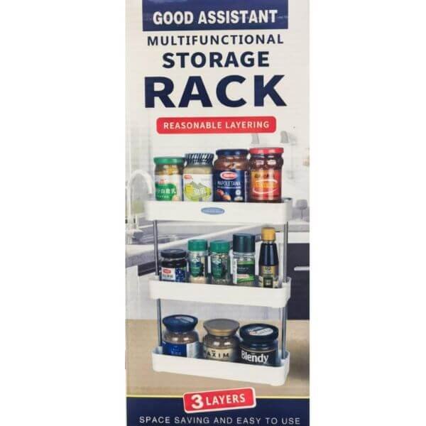 2 Tier Rotatable Steel Can Storage Rack - supa-ecart